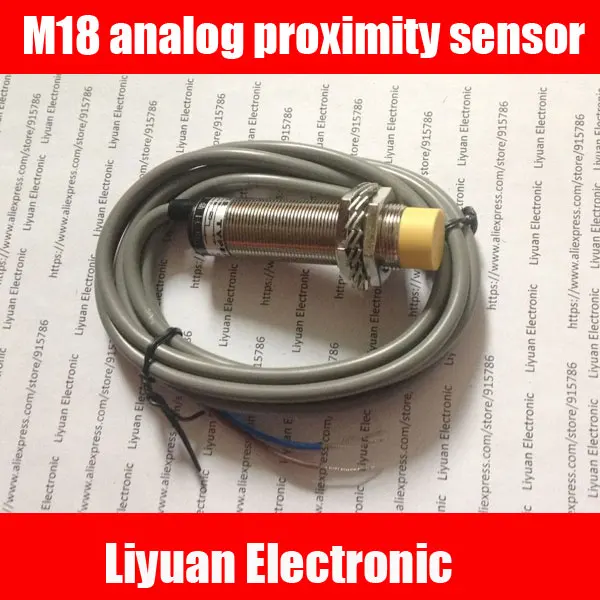 M18-analog-proximity-sensor-0-8MM-linear-displacement-sensor-0-10V-10 ...