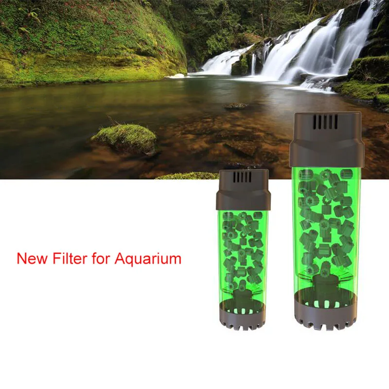 New Aquarium Filter Fish Tank Fluidized Moving Bed Filter Bubble Bio ...