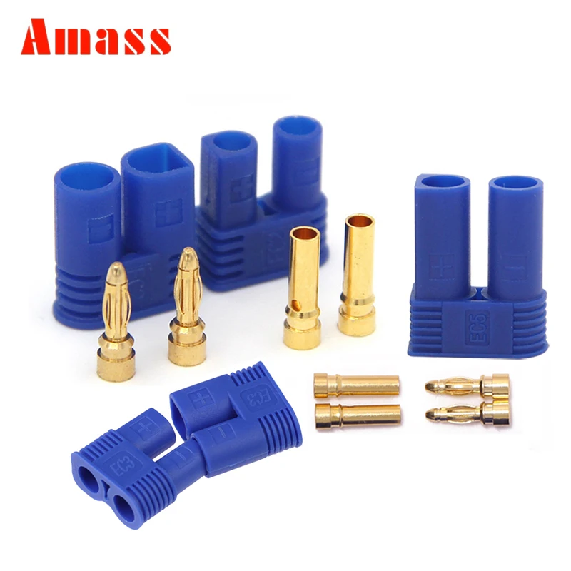 Aliexpress.com : Buy 2pcs Amass EC2 EC3 EC5 Connector 3.5mm 5.0mm 2.0mm ...