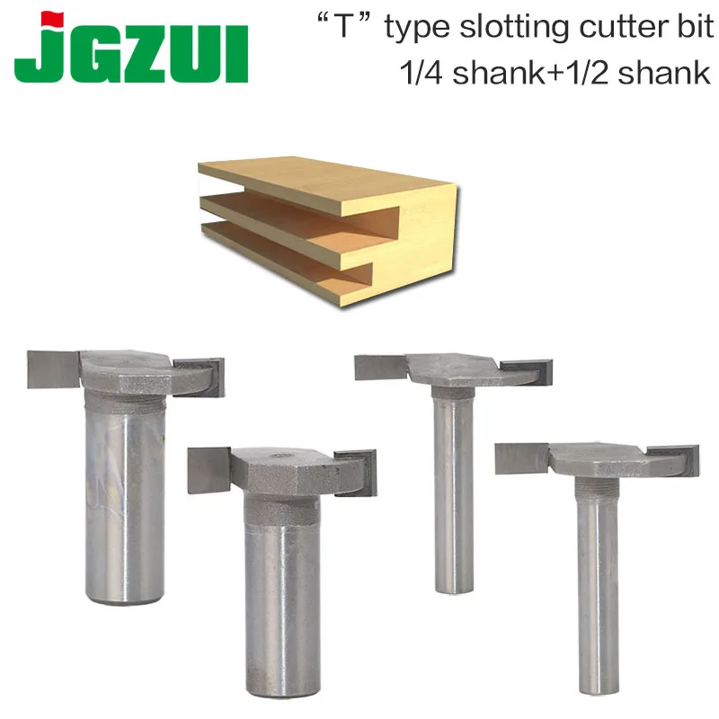 1-stks-1-4and1-2-Schacht-T-type-steken-cutter-frezen-voor-houtbewerking ...