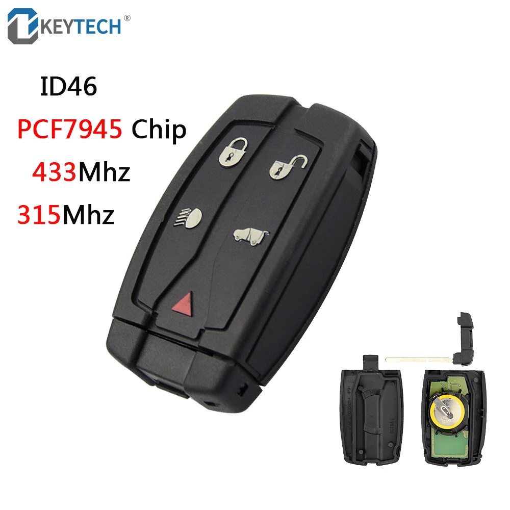 OkeyTech Remote Key With Insert Blank Blade 315/433Mhz ID46 PCF7945 ...
