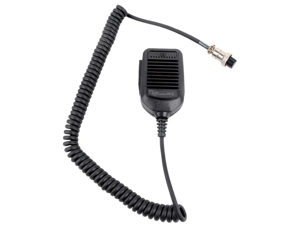HM 36 8 pin Plug Remote Speaker Mic Microphone PTT For ICOM HF ...
