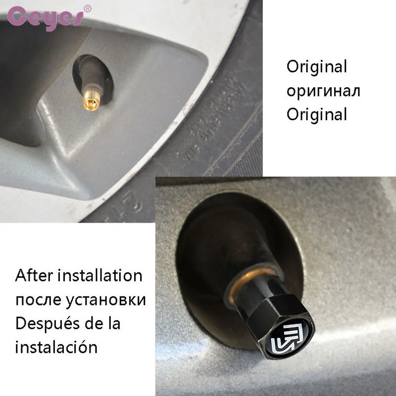 Accessoire pneumatique,Ceyes-bouchons de Valve de pneus,Pour Mazda MS 2 ...