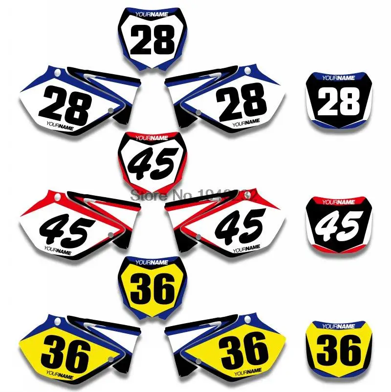 NICECNC-Custom-Number-Plate-Background-Graphics-Sticker-Decal-For ...