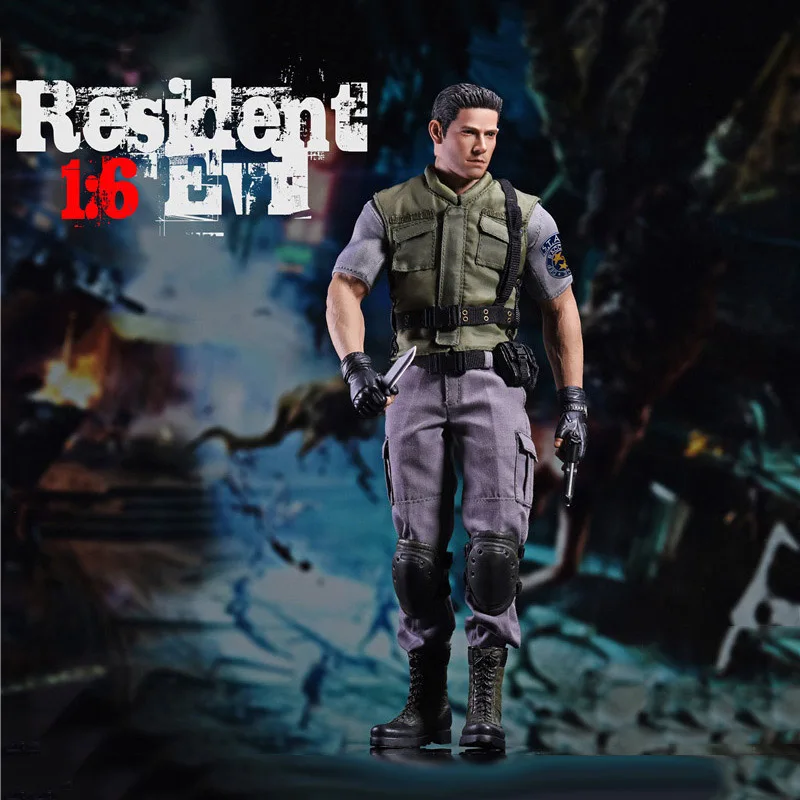 Action Figure From Resident Evil 2 Remake Game Chris Redfield Scott ...