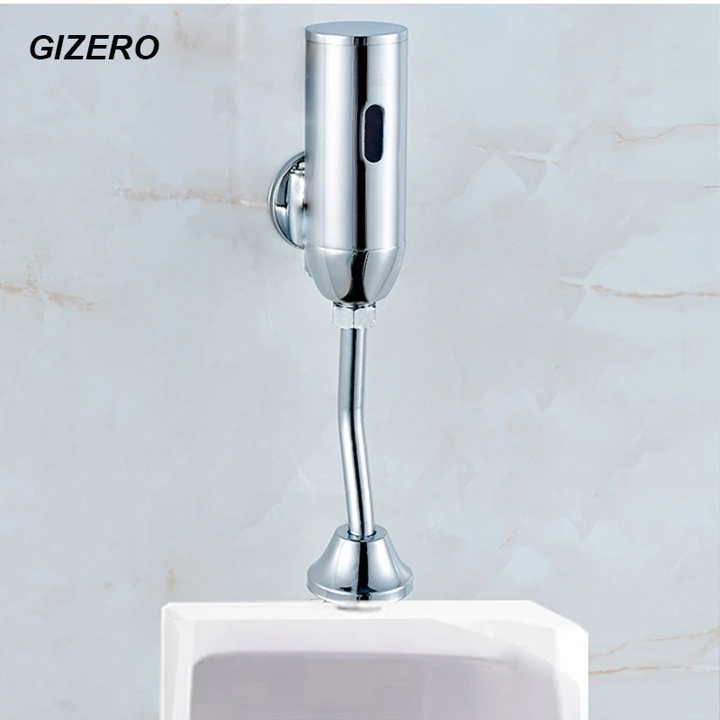 Hotel-water-saving-Auto-sensor-urinal-flush-valve-Wall-mounted-chrome ...