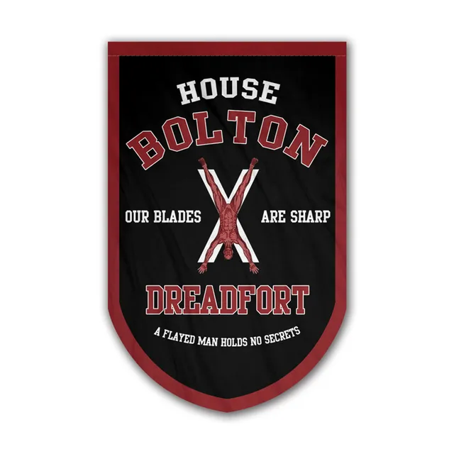 Custom Design Game of Thrones House Bolton Garden Flag Never Faded Wall ...