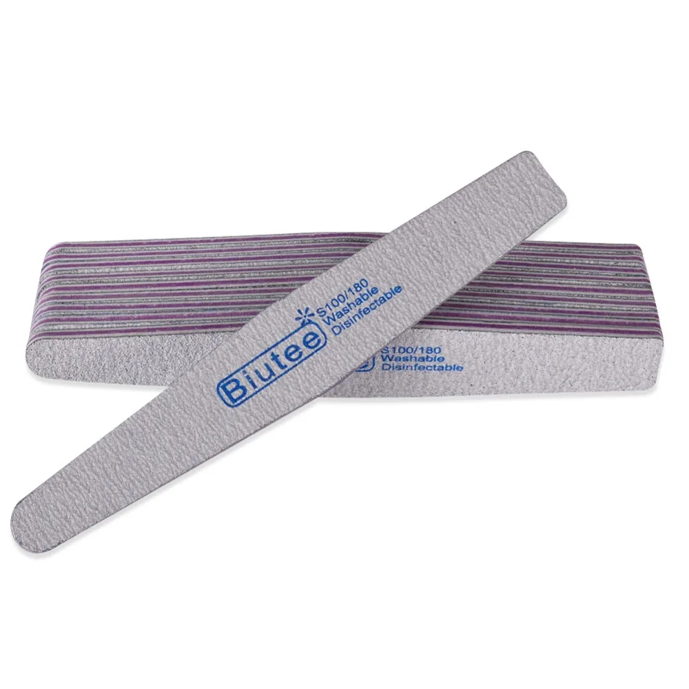 10 unids/lote biutee gris ACR buffer Lima 100/180 Manicura lijado ...