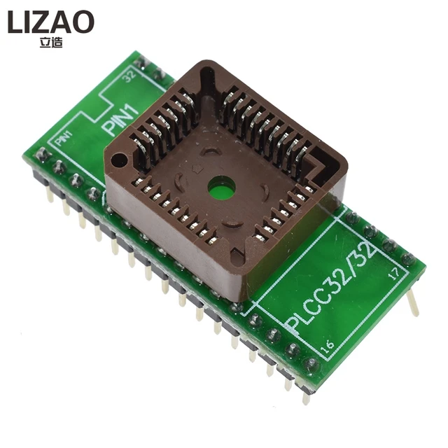 PLCC32 to DIP32 PLCC44 to DIP40 USB Universal Programmer IC Adapter ...