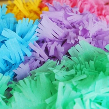 3m Fringed Party Streamers Tissue Paper Fringe Garland Diy Fringe ...