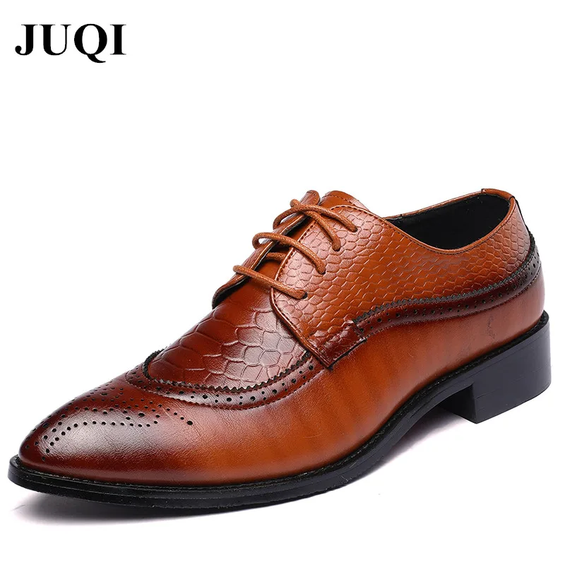 2018 New British Style Men Shoes Fashion Men Leather Dress Shoes Male ...