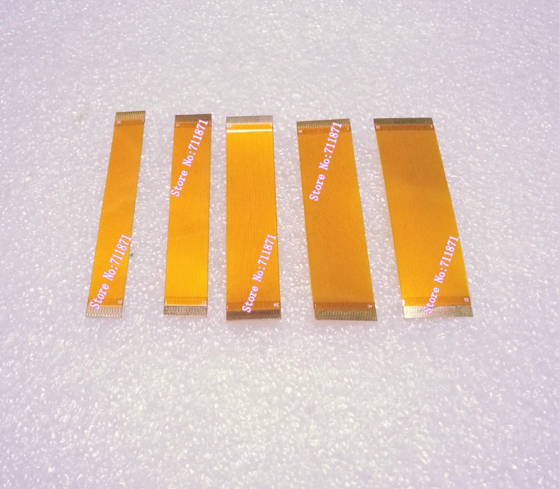 60mm Gold plated 0.3 Pitch 25Pin 31P 39P 45P 51P FPC Cable Line Spacing ...