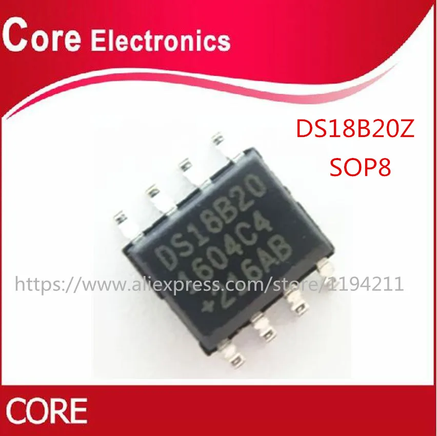 100pcs/Lot DS18B20Z DS18B20 DS18B SOP8|10 pcs| - AliExpress