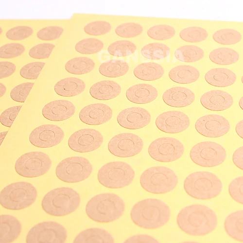 350pcs-lot-Mini-Size-1cm-Kraft-Paper-Gift-Seal-Stickers-Reinforcement ...
