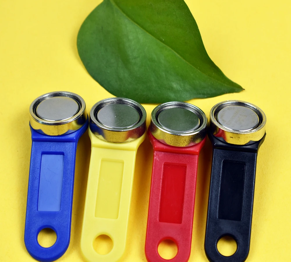 10pcs/lot TM1990A F5 Magnetic iButton Keys is compatible with DS1990A ...