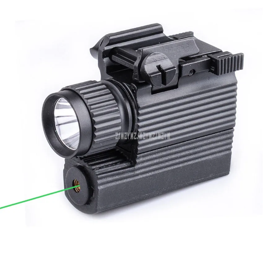 M008G 2 in 1 Green Dot Laser Sight + LED Hunting Laser Gun light ...