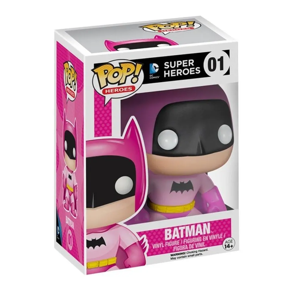 Exclusive Official Funko pop 75th Anniversary: Pink Batman Vinyl Action ...