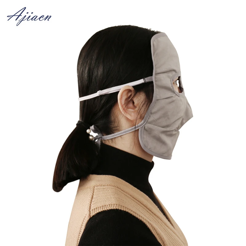 Ajiacn Recommend electromagnetic radiation protection Silver fiber mask ...