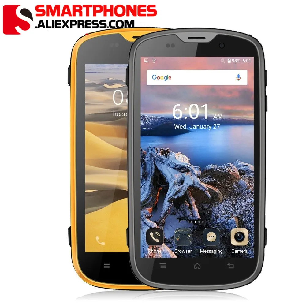 E&l W5 Mobile Phone Android Original Phones Waterproof Shockproof Phone ...