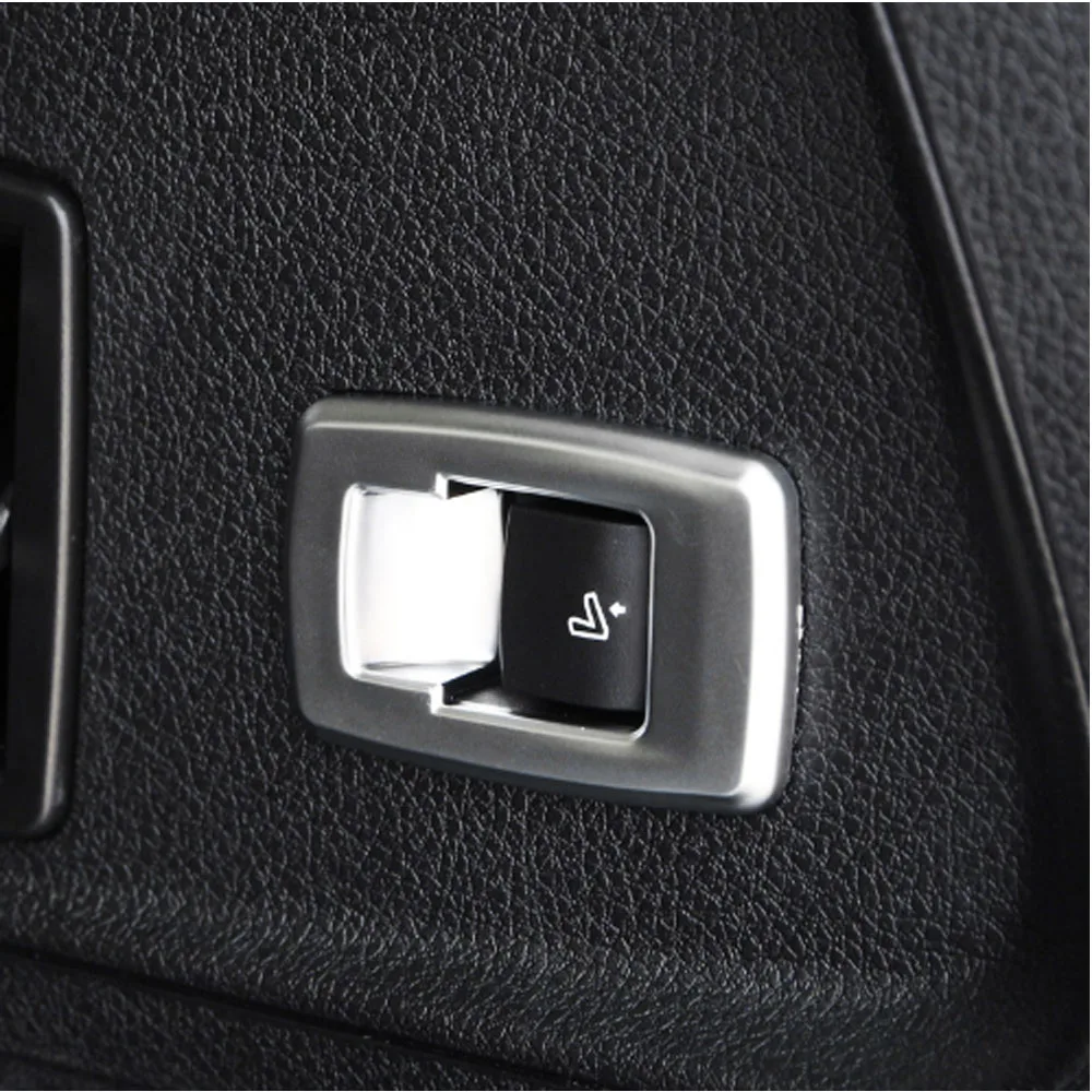 ABS-Chrome-The-Second-Row-Seat-Adjustment-Buttons-Frame-Decoration ...