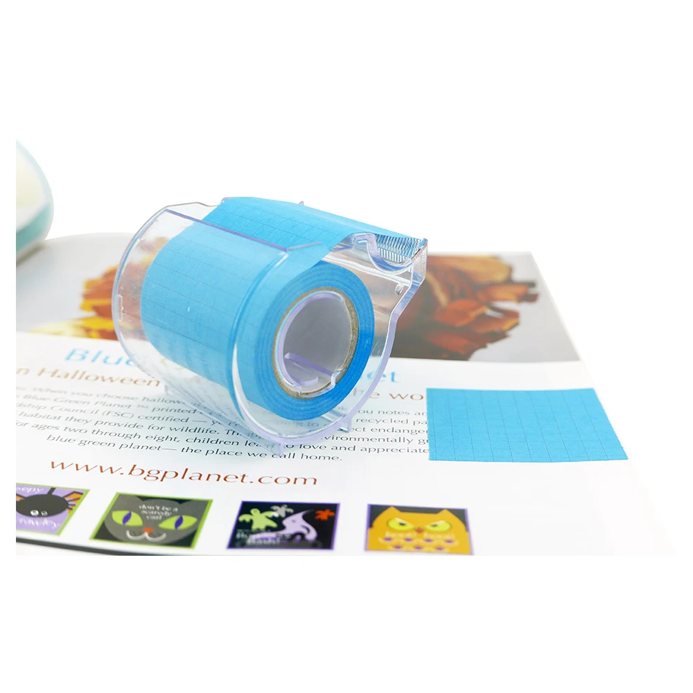 4A Roll Sticky Notes Full Adhesive 2 x 315 Inches Neon Blue Grid ...