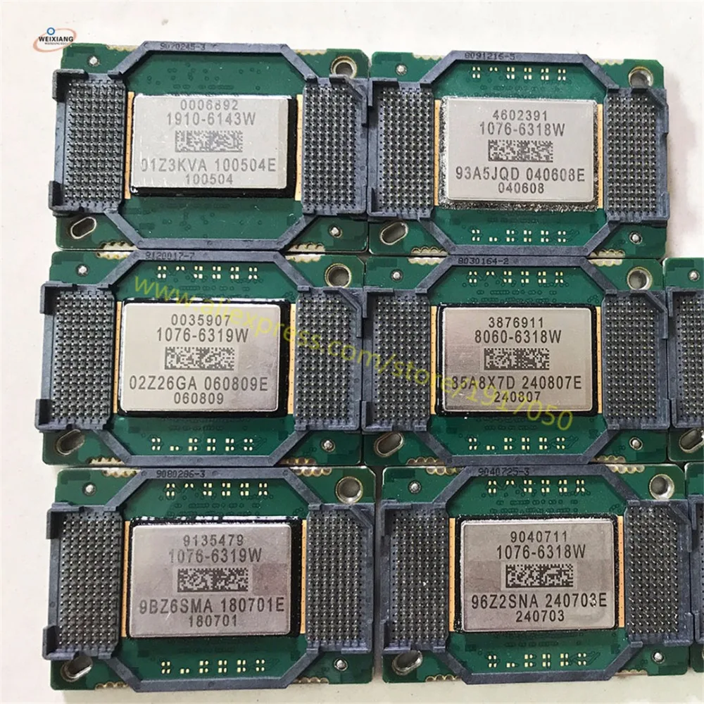 Chip dmd projetor original para projetores dlp, chip dmd grande de 1076 ...