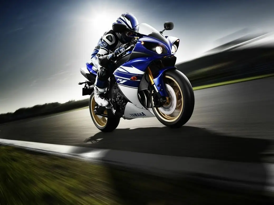 Q2167 Posters and Prints Yamaha R1 Sport Bike Motorcycle Pop Deco ...