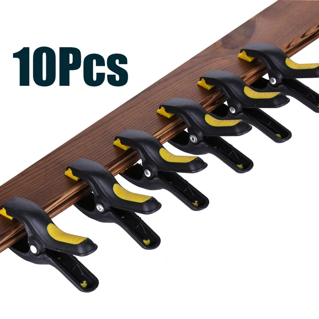 10pcs lot Plastic Clamps For Woodworking Clamp Jig Outillage Spring Clamp A shape Wood Clips Grip Hardware Tools Clamps AliExpress