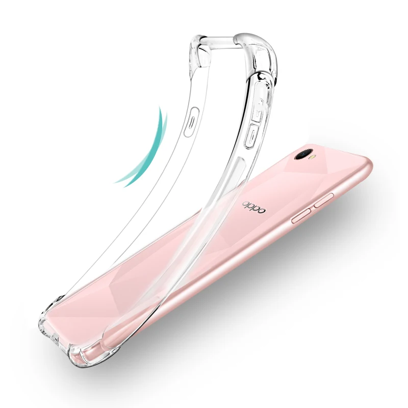 Super Shockproof Case For OPPO F7 Phone Case Transparent Silicone Cover ...