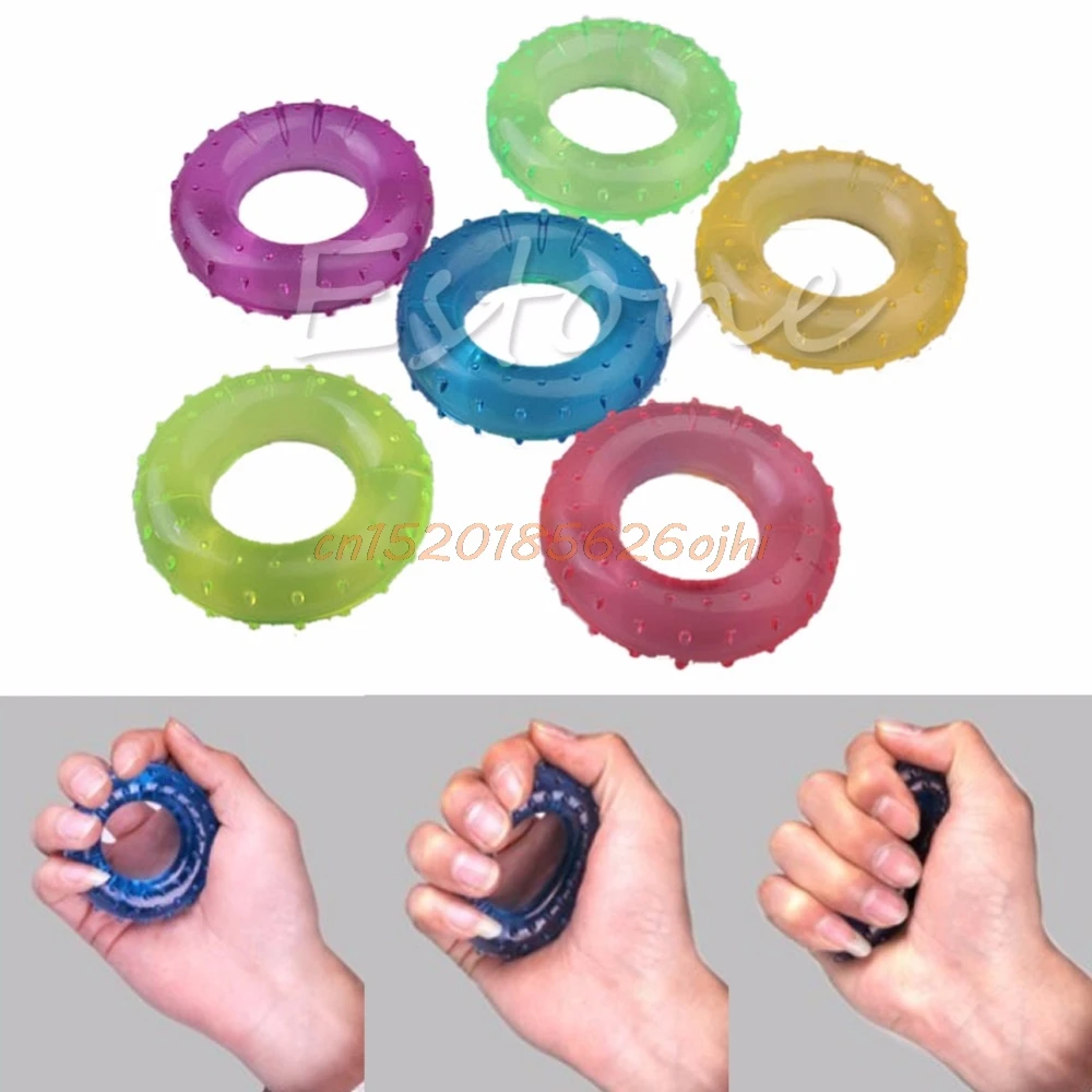 30KG Strength Hand Grip Muscle Power Training Rubber Easy Carrier Hand ...