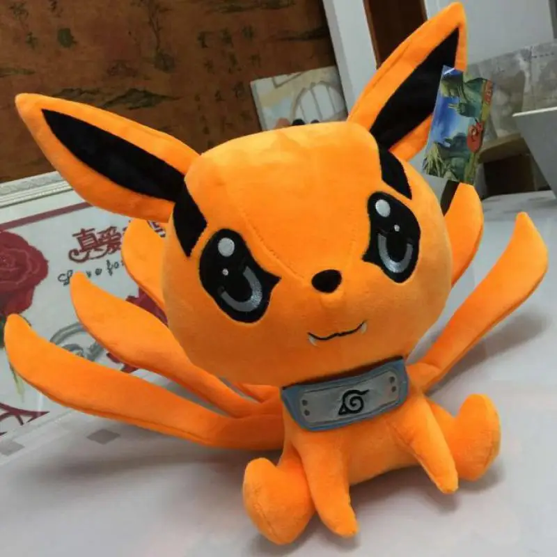 Anime Naruto Uzumaki Kyuubi Kurama Fox Demon Soft Stuffed Toy ...
