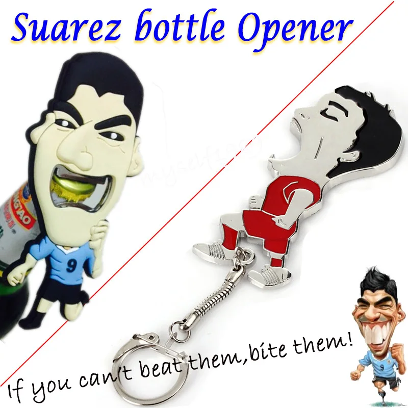 Suarez Beer Wine Metal Bottle Opener World Cup Souvenir Aluminium Alloy ...