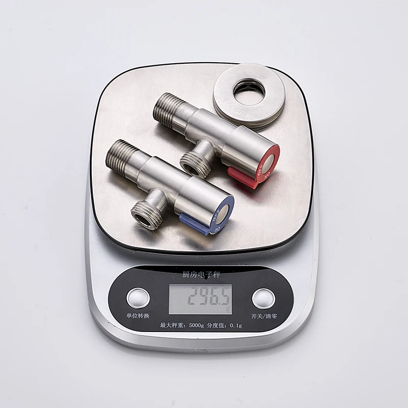 GEYO Angle Valves SUS304 stainless steel brushed finish filling valve ...