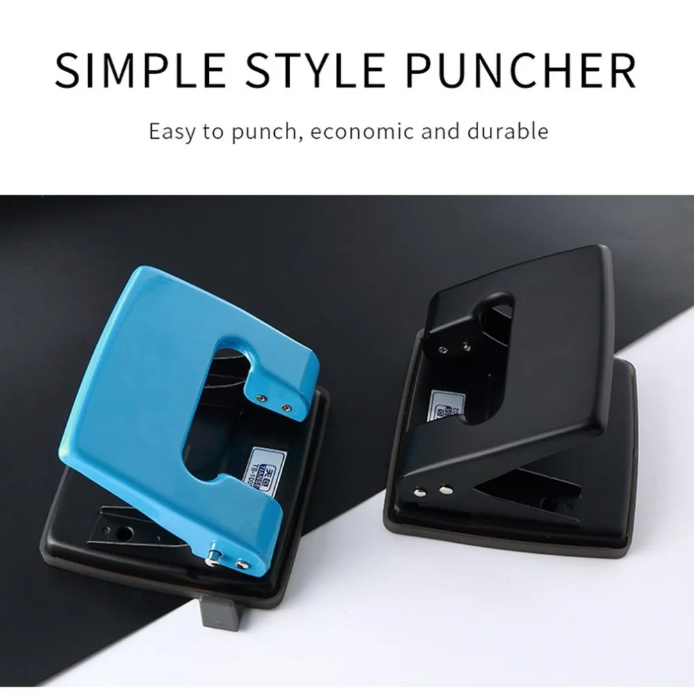 Double Hole Punching Machine 2 Holes Standard Punch manual round hole ...