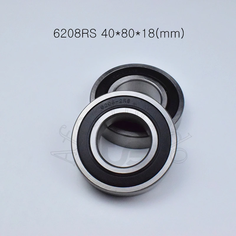 6208 6208RS 40*80*18(mm) 1Piece free shipping bearings ABEC 5 6208 ...