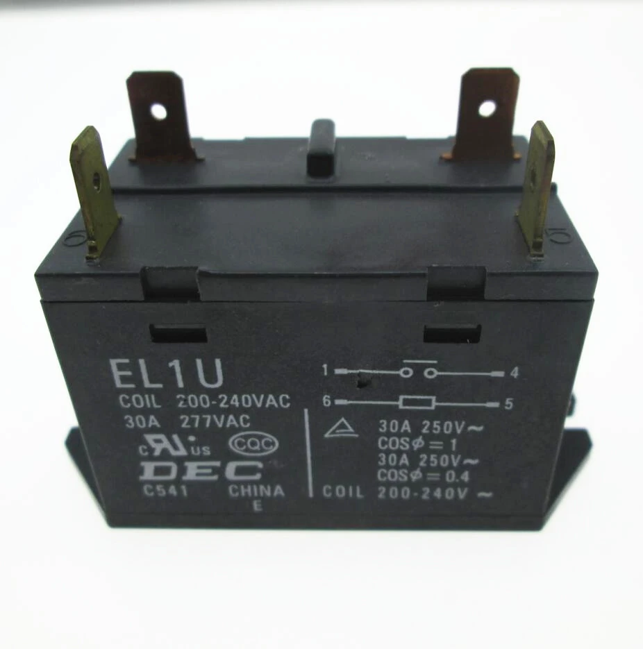 NEW Air conditioning compressor contactor 200V 240V relay EL1U 30A ...