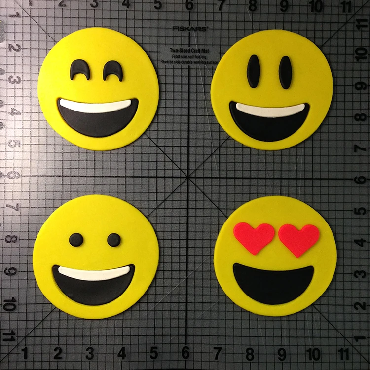 Home & Hobby Food & Fermenting Worried Face Emoji Cookie Stamp Emoji ...
