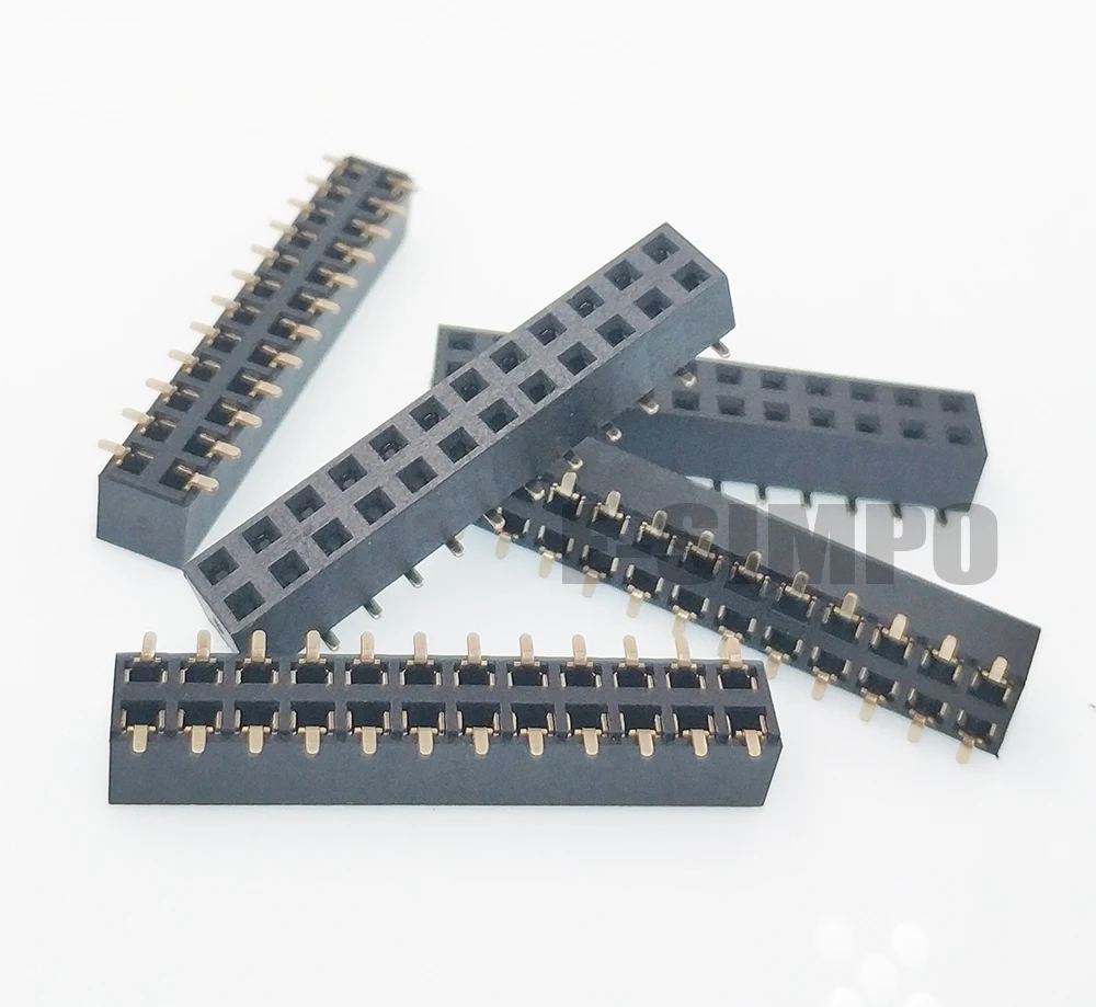 19 Pin SMD Female Headers, Low Profile, – 10 Pack –, 50% OFF