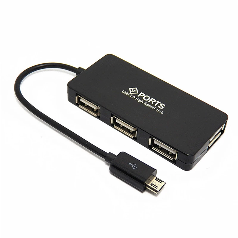 Alta Qualidade 4 Em 1 Micro Usb Hub Otg Anfitrião Cabo Adaptador Para ...