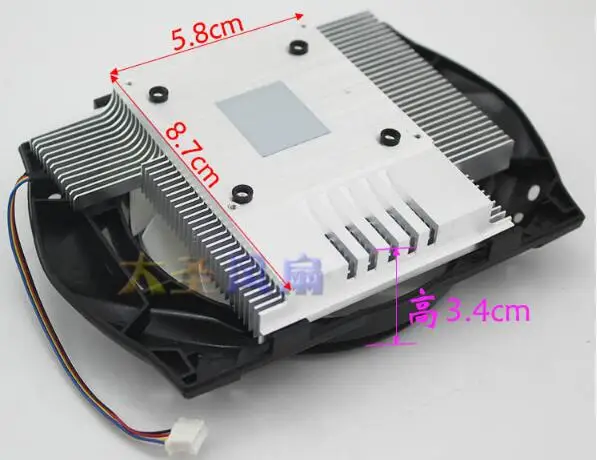 AC Junyu GTX750Ti 2GD5 SX650 1024KDD Four-wire Fan and Display Card ...
