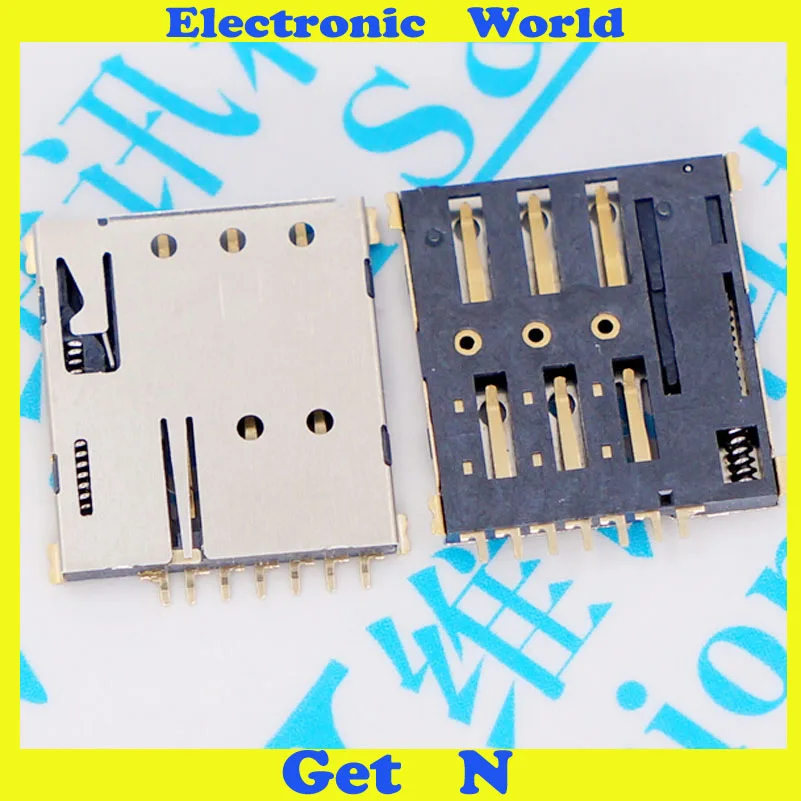 Aliexpress.com : Buy 200pcs Self Push Nano SIM 7P Card Holder Socket ...