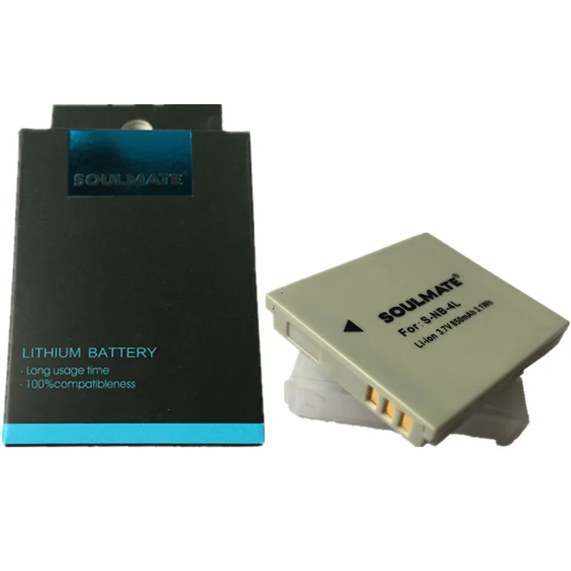 SOULMATE NB4L lithium batteries pack NB 4L Digital Camera Battery NB 4L ...