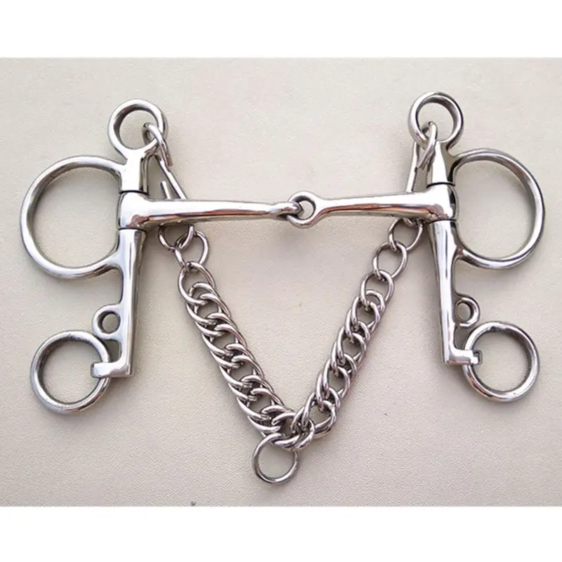5 Inches Stainless Steel Racing Bit Horse Equipment Long Pelham Horse ...
