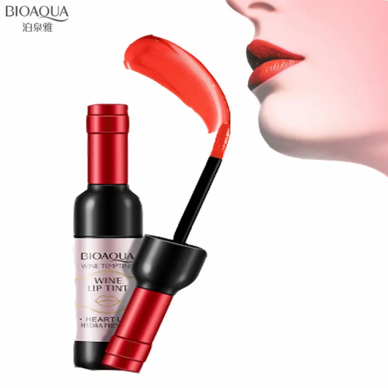 Buy 1pcs Brand Red Wine Lip Tint Wodwod Lip Makeup Matte Lip Gloss Long Lasting
