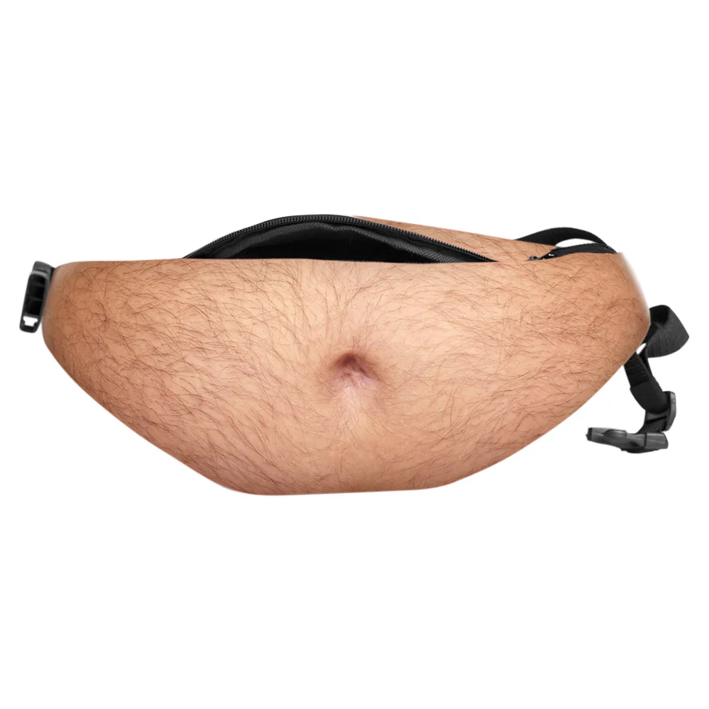 Dad Bag Dad Bod Waist Bags Universal Flesh Colored Beer Fat Belly Fanny Pack Fun Abw3 Women Bag