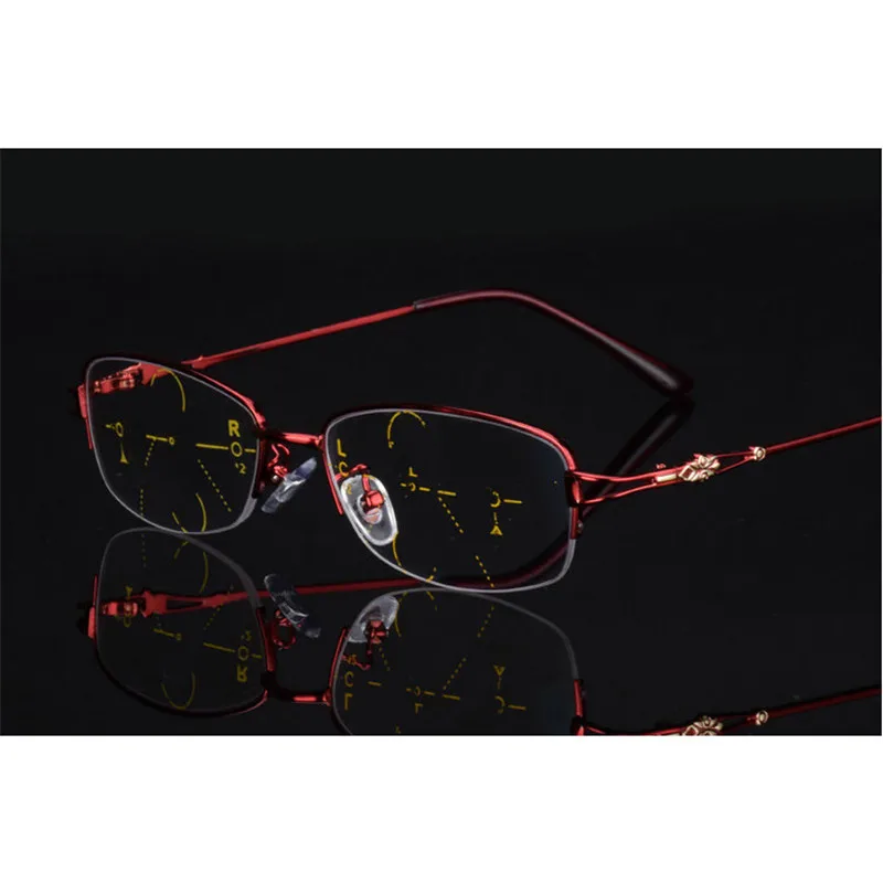 Buy High Quality Progressive Reading Glasses Women Bifocal Lens Reader Multi
