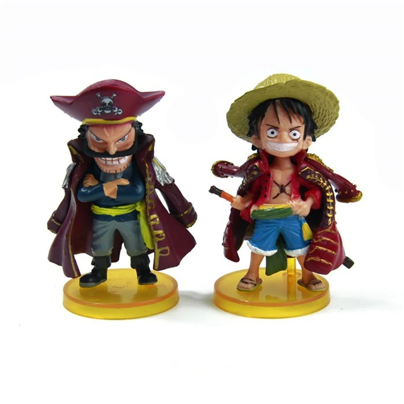 Gol D Roger Luffy Action Figure 2pcs 8cm | One piece Merchandise | Up ...
