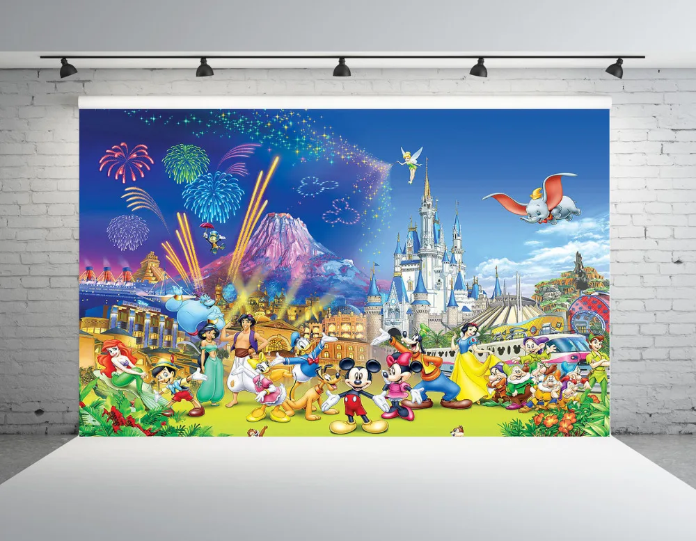 SHENGYONGBAO Art Cloth CustomPhotography Backdrops Prop Cartoon theme ...