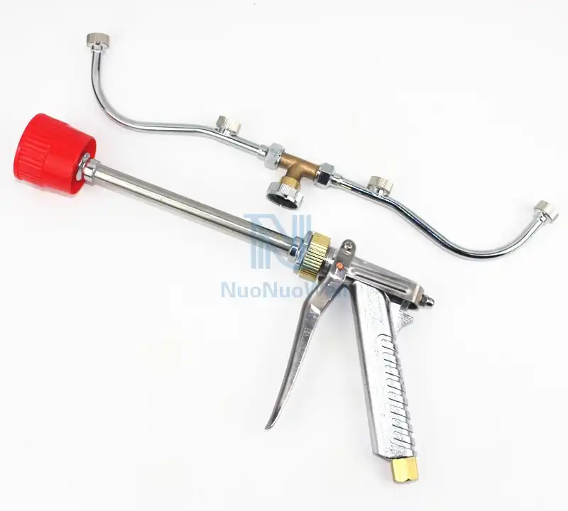 Garden Irrigation Metal Spraying Gun Agricultural 4 Nozzle Heads ...
