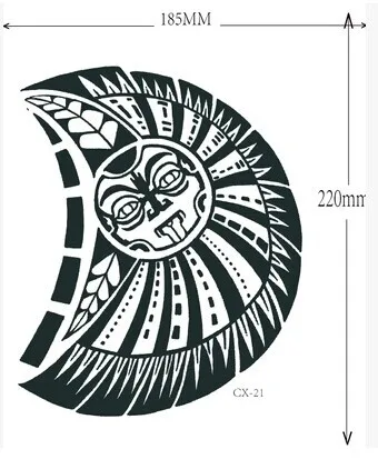 Dwayne Johnson Tattoo Template